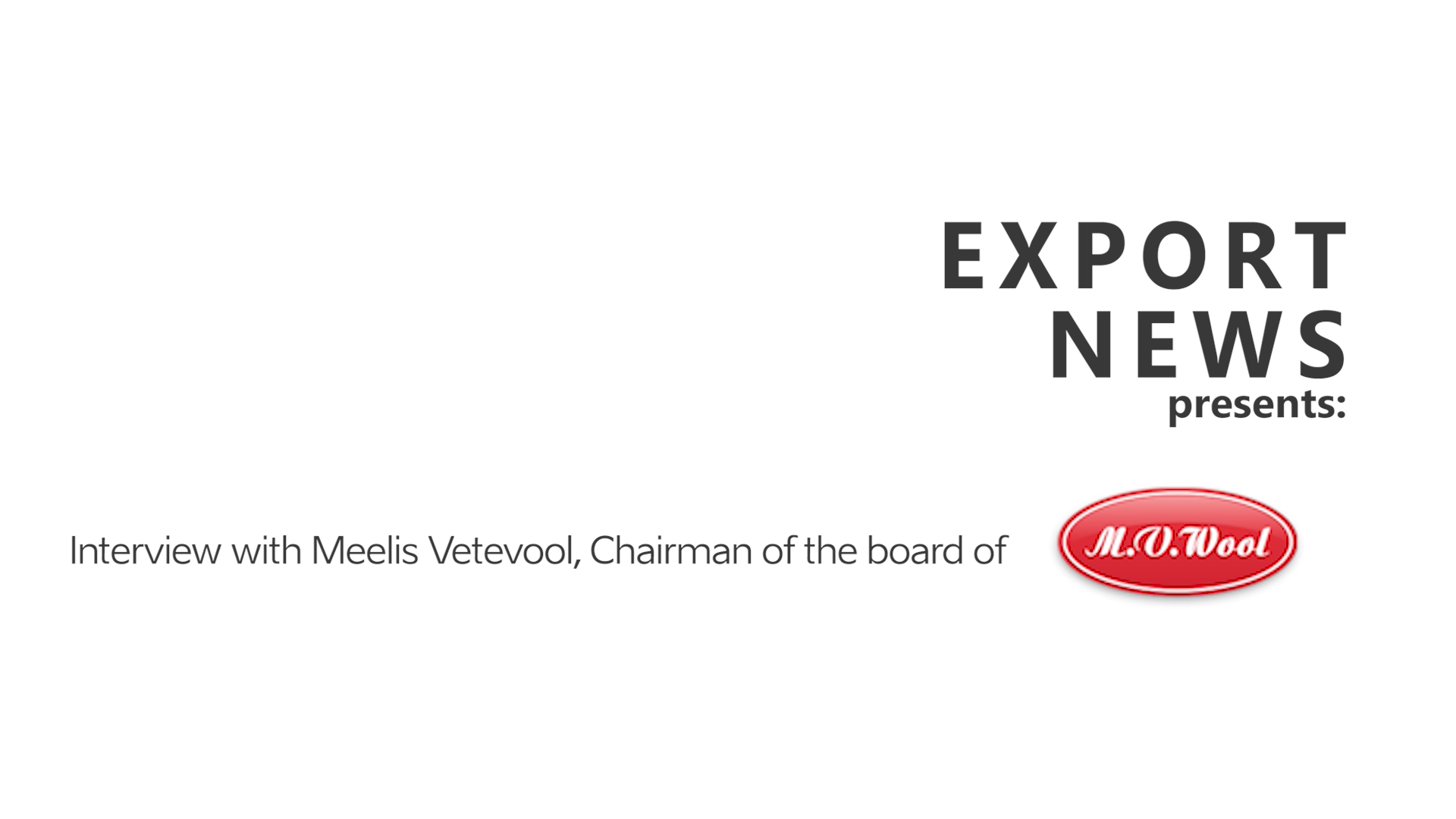 M.V.Wool a family owned company company what is powered by three ...