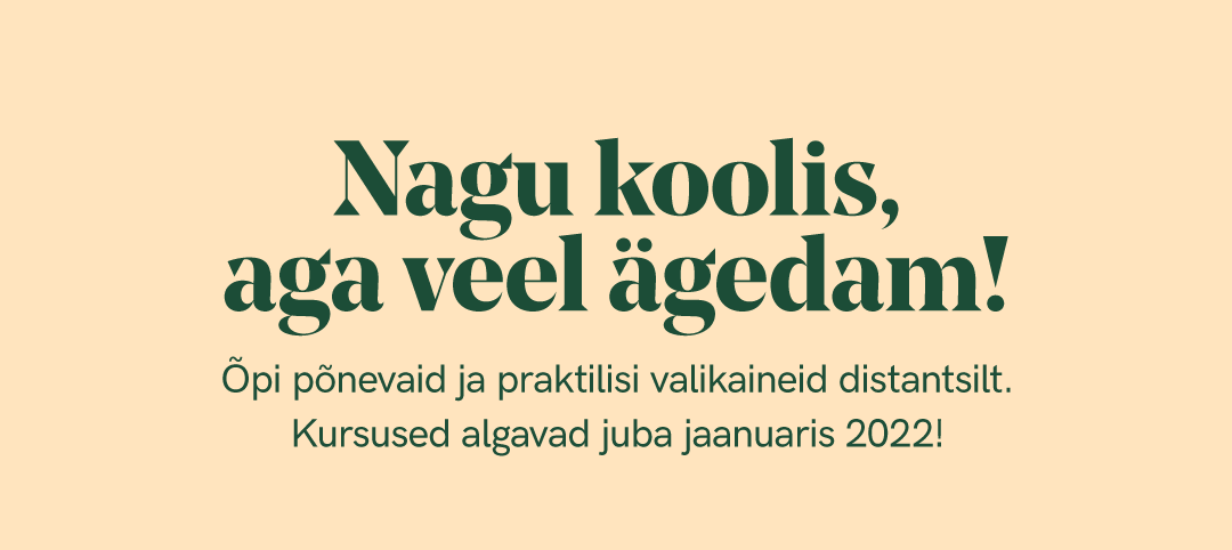 Eestis loodi esimene distantsõppe valikainete kool | Eesti Kaubandus ...